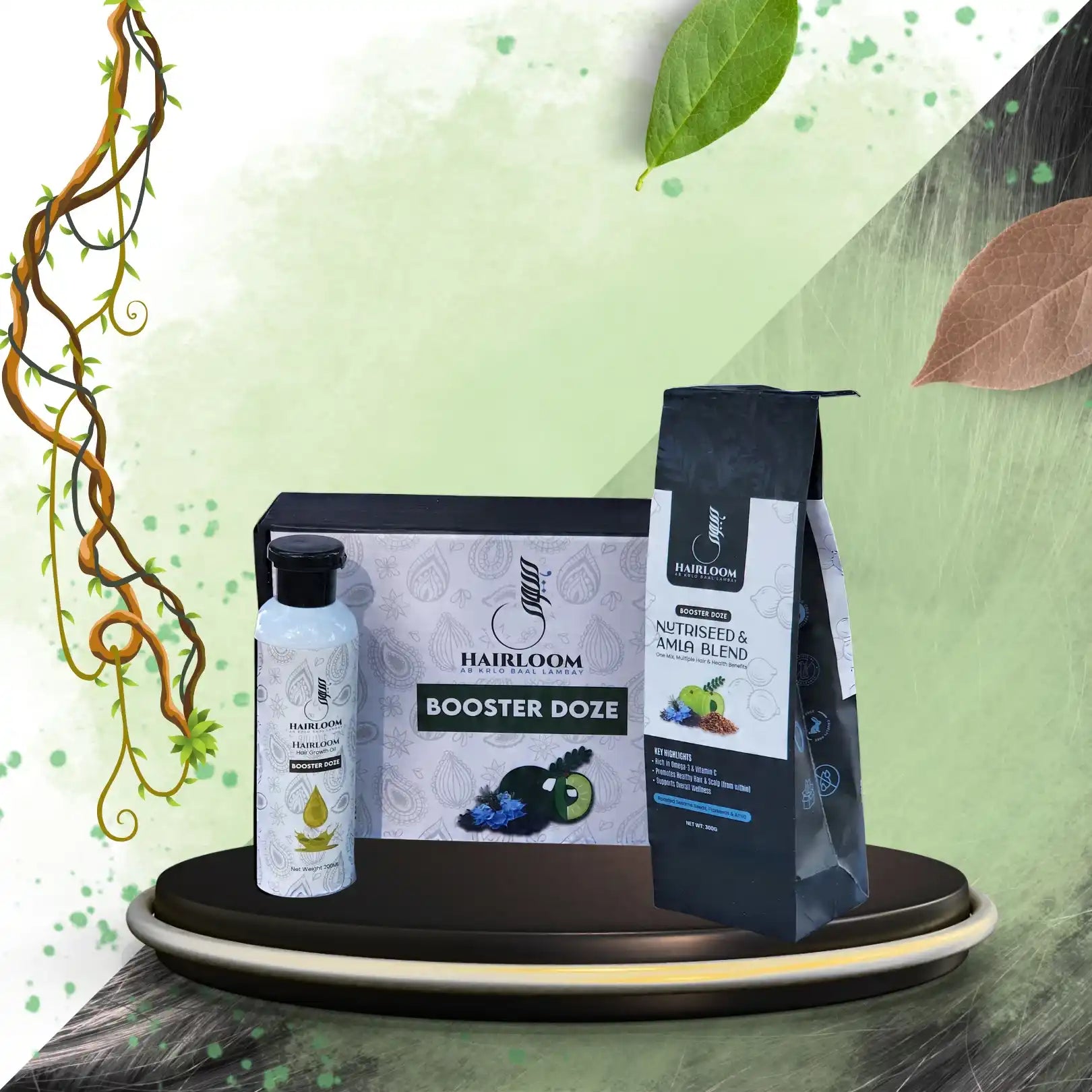 Hairloom Booster Doze - Complete Hair Recovery Kit